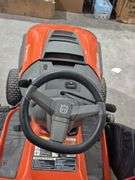 Husqvarna YTH22V46 46" 22-HP V-Twin Gas Riding Lawn Mower - Black And ...