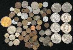 Mash-Up Coin Lot: Ike Dollars, Foreign Coins, Silver Coins, More ...