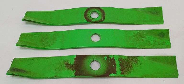 (3) Lawn Razor Blade Set - Black And Gold Auctions