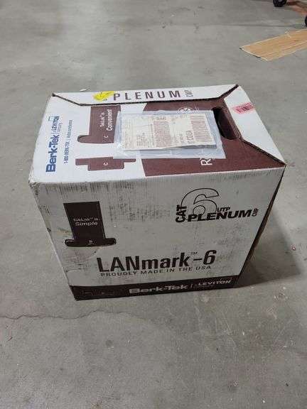 (3)Berk-Tek LANmark-6 Category 6 (Cat6) Plenum CMP (Communications ...