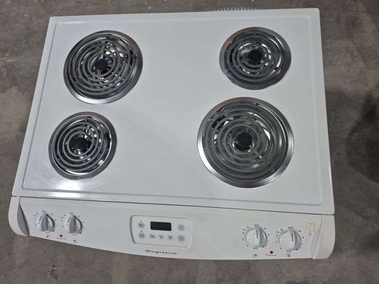 Frigidaire FFED3015LW 30" Drop-In Electric Range - Black And Gold Auctions