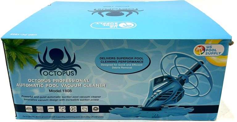 Octopus Profesional Automatic Pool Vacuum Cleaner - Black And Gold Auctions