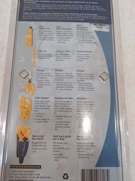 (2) Fluke IS40 Pro Tool Kits - Black And Gold Auctions