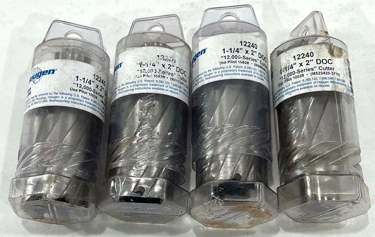 (4) New HOUGEN 12240 1-1/4-Inch Diameter 2-Inch DOC Rotabroch - Black ...