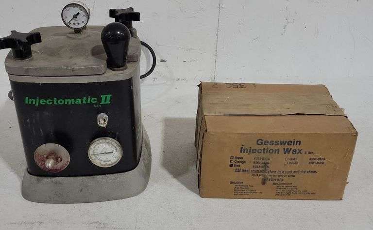 Kerr Injectomatic II Wax Injector Machine & Gesswein Injection Wax ...
