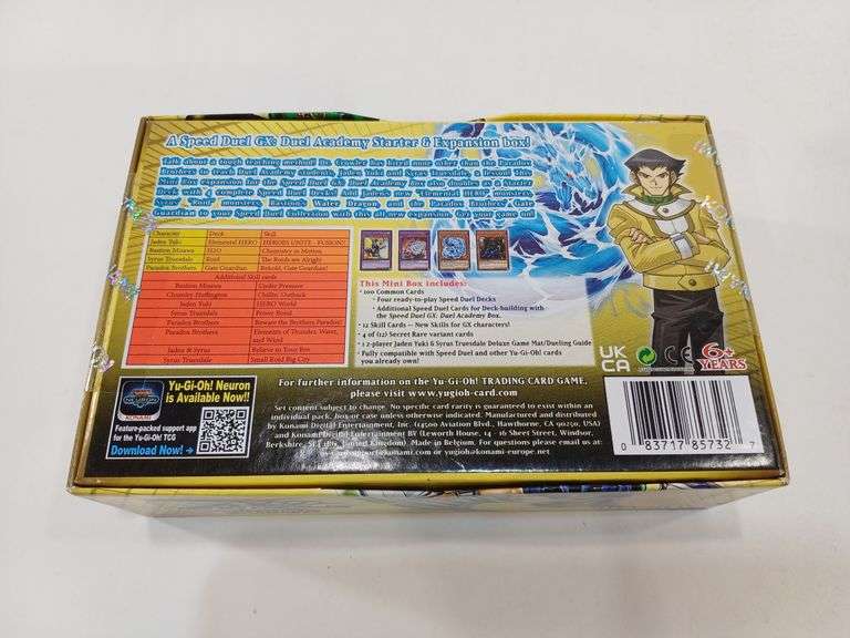 Yu-Gi-Oh! Speed Duel GX Midterm Paradox Sealed Trading Card Box - Black ...