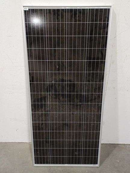 26" L x 53" W New Powa Solar Panel - Black And Gold Auctions