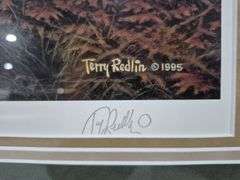 Signed & Framed Terry Redlin "Sunday Morning" Print 2138/9500 W ...