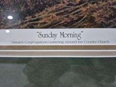 Signed & Framed Terry Redlin "Sunday Morning" Print 2138/9500 W ...