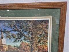 Signed & Framed Terry Redlin "Sunday Morning" Print 2138/9500 W ...