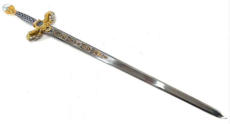 Davis-Anderson American Liberty Sword - 48” - Black And Gold Auctions