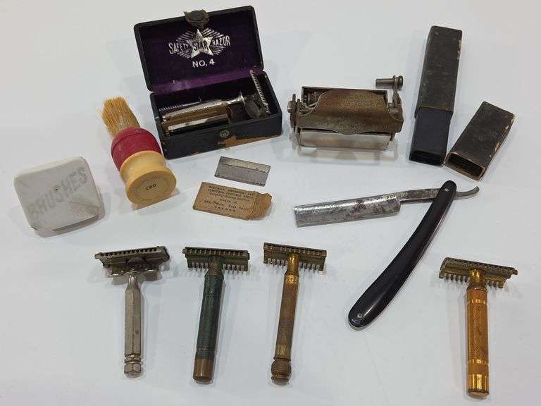 VTG Razor Blade Collection: Straight Edge, Star Razor & Much More ...