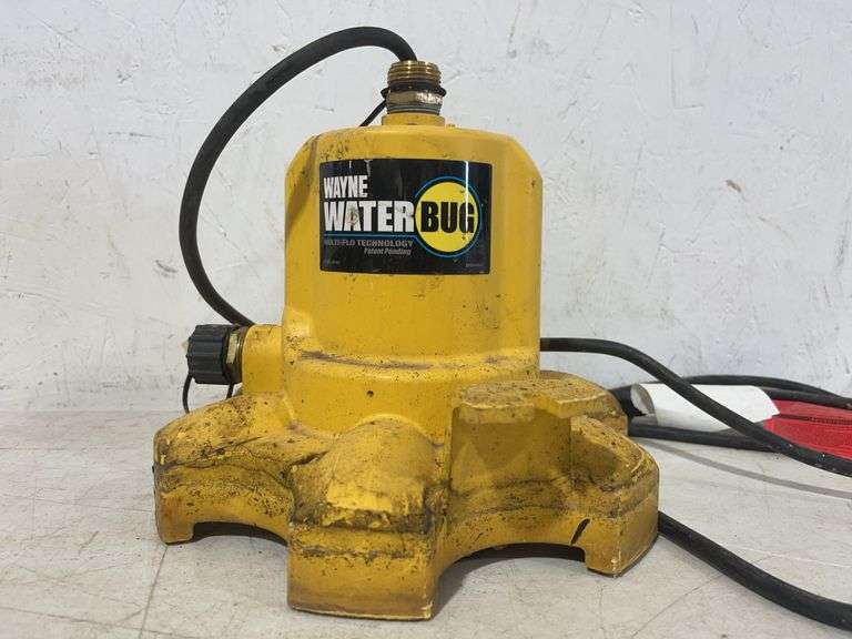 Wayne Water Bug Submersible Utility Pump - Black And Gold Auctions