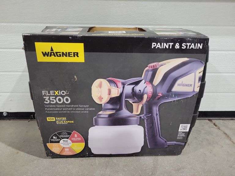 Wagner FLEXiO 3500 Variable-Speed Handheld Sprayer. - Black And Gold ...