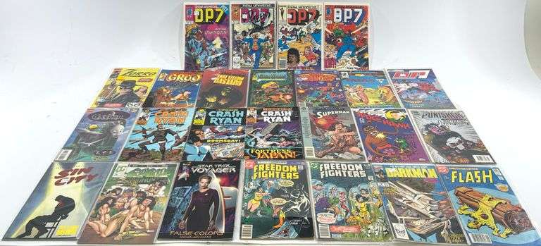 Vintage Comic Books - ZORRO / D.P.7 / Crash Ryan / Freedom Fighters ...