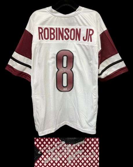 Brian Robinson JR Autographed Commanders Jersey - Black And Gold Auctions