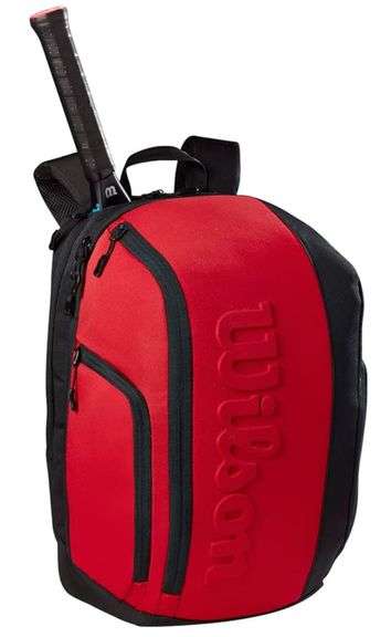 New Wilson Clash V2 Super Tour Tennis Backpack (Black / Red) - Black ...