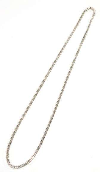VTG 925 Italy Sterling Silver 27" Chain - 28.89 g - Black And Gold Auctions