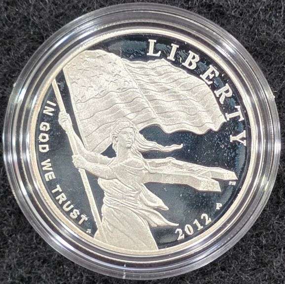 2012 Star-Spangled Banner Commemorative Proof Silver Dollar in OGP ...