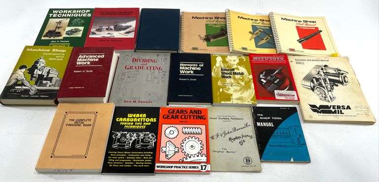 Assortment of Vintage Tools Books - Machine Shop / Metal Finishing ...