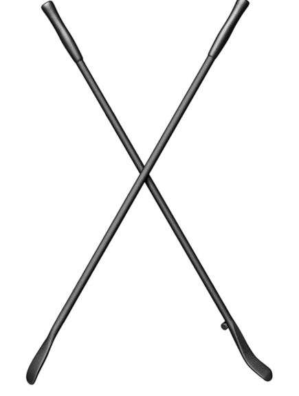 (2) 39” Tire Mount & Demount Iron Bars for Semi Truck Tires - Black And ...