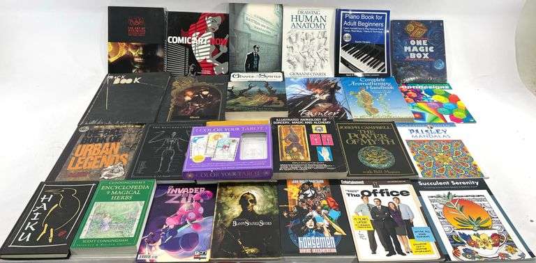 Large Assortment of Books - Ghosts / Urban Legends / Coloring / Magic ...