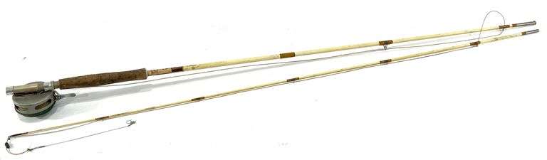Vintage Vicount Custom Heddon Bamboo Fly Rod w/ Shakespeare OK ...