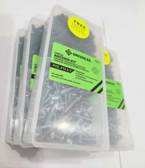 (5) New Anchor Kits - Black And Gold Auctions