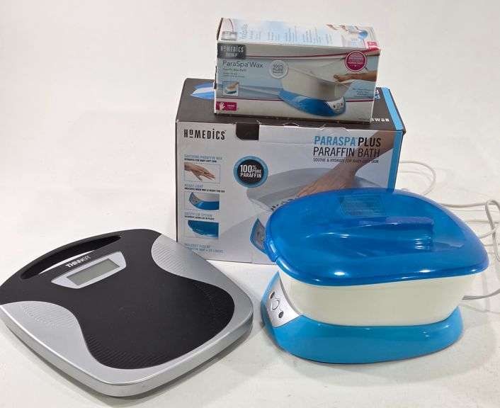 Paraffin Wax Bath & Refill + Digital Bathroom Scale - Black And Gold ...