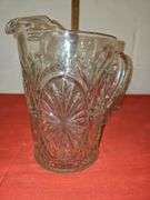 Vintage Royal Crystal Rock RCR Rare "Oasis" Pitcher & 6 Glasses - Baker ...