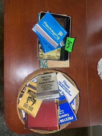 Vintage matchbooks and other collectable matchbooks. - Baker Auctions ...