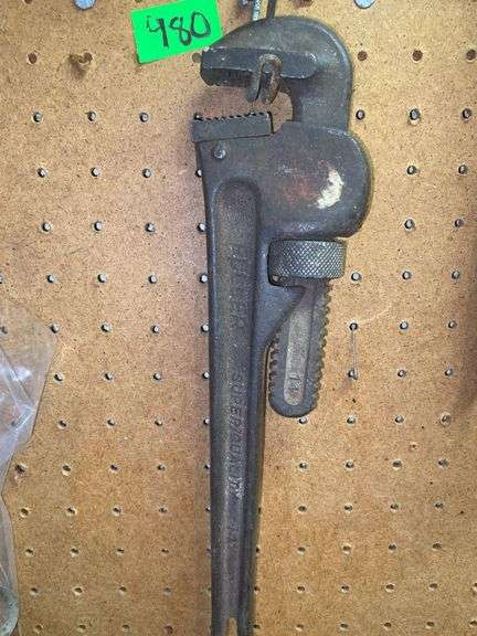 Pipe wrench - Baker Auctions & Real Estate, LLC