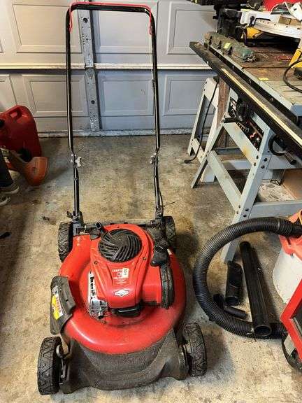 Craftsman push mower - 140cc & bagger - Baker Auctions & Real Estate, LLC