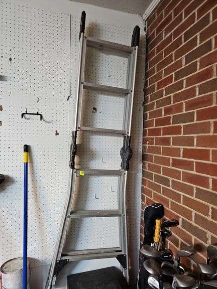 Multi position ladder - Baker Auctions & Real Estate, LLC