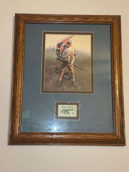 Civil War Centennial Fort Sumter Matted & Framed 4 cent Stamp And Photo ...