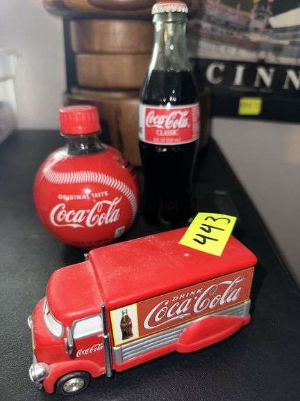 Coca-Cola bottles & truck - Baker Auctions & Real Estate, LLC