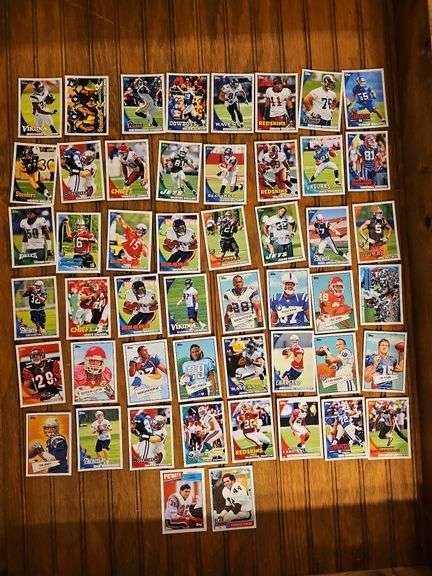 Tops football cards - Baker Auctions & Real Estate, LLC