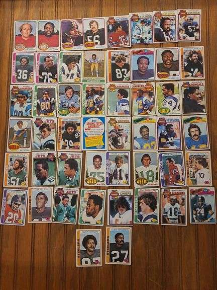 Vintage Tops football cards - Baker Auctions & Real Estate, LLC