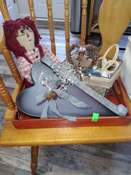 Raggedy Ann and Barn house decor - Baker Auctions & Real Estate, LLC