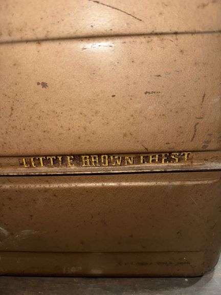 Vintage Little Brown Chest - Baker Auctions & Real Estate, LLC