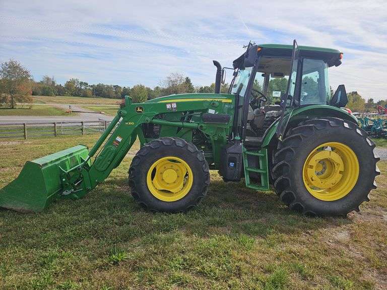 John Deere 6120E Cab Tractor with H310 Loader - Baker Auctions & Real ...