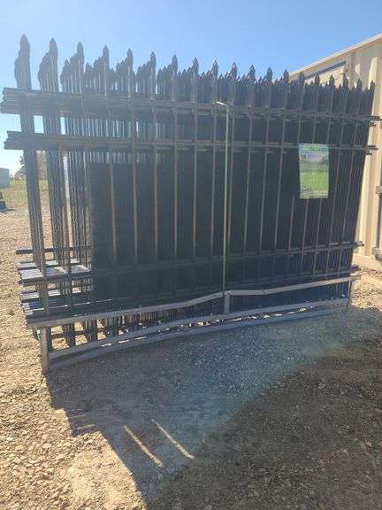 Hurricane Metal Fence Panels - Baker Auctions & Real Estate, LLC