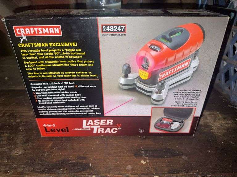 Craftsman 4-in-1 Laser Trac - Baker Auctions & Real Estate, LLC