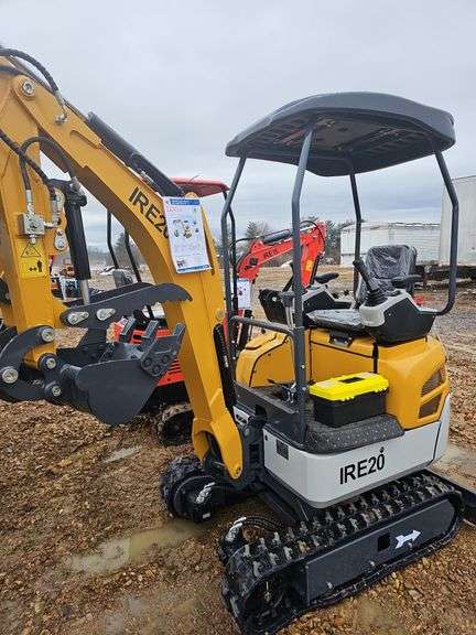 IRE20 Mini Diesel Excavator - Baker Auctions & Real Estate, LLC