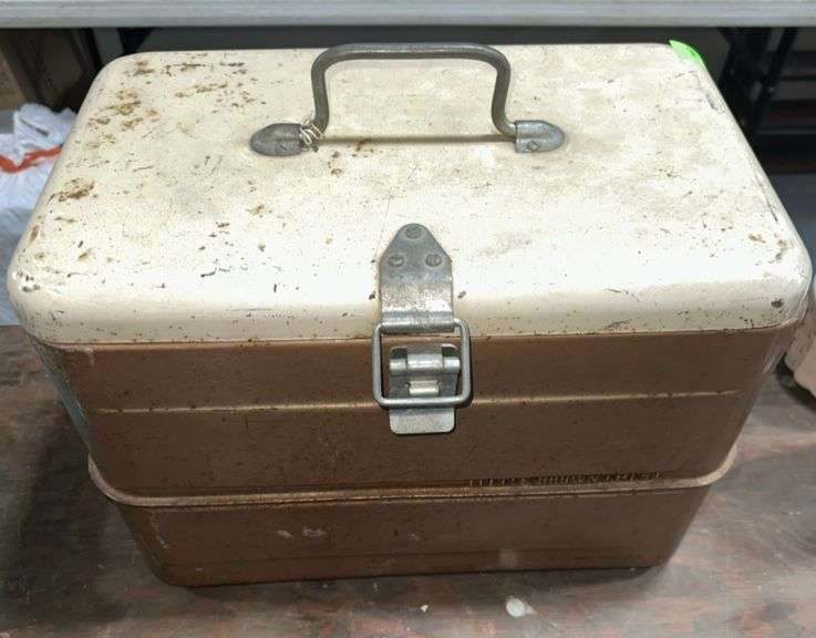 Vintage Little Brown Chest - Baker Auctions & Real Estate, LLC