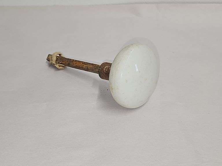 Antique White Porcelain Door Knobs - Baker Auctions & Real Estate, LLC