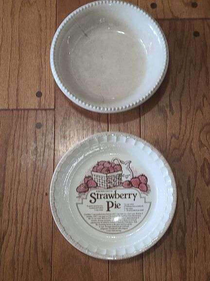 Pie Plates - Baker Auctions & Real Estate, LLC