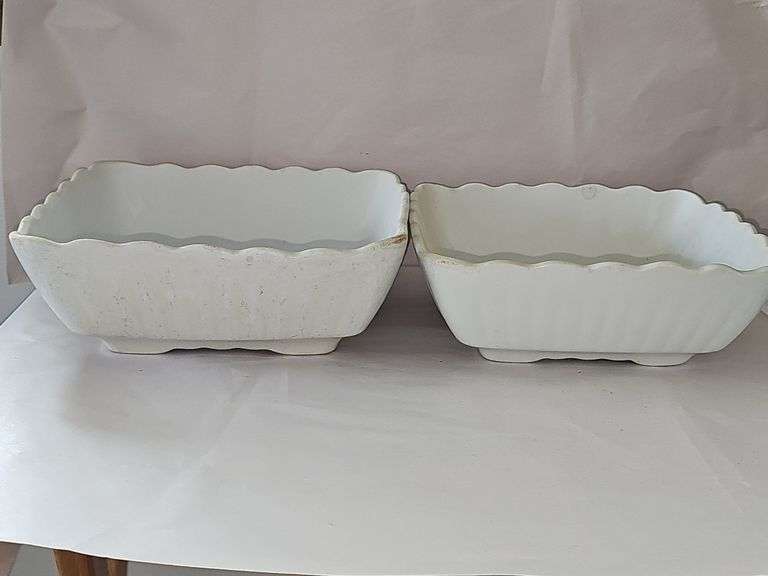 ROYAL IRONSTONE ROYAL CHINA - Square serving dishes - Baker Auctions ...