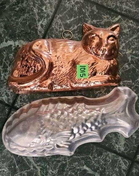 Copper Animal Shape Molds - Baker Auctions & Real Estate, LLC