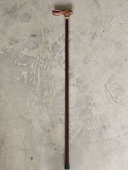 Rabbit head cane - Baker Auctions & Real Estate, LLC